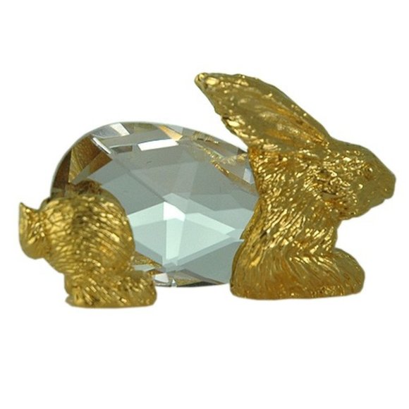 Crystal Zoo Fiqurines | Accents | Rabbit Figurine Handmade Bohemia Lead ...